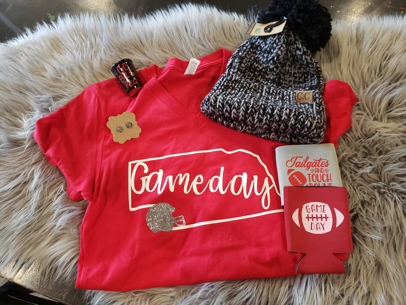 Nebraska Game Day Tee - Uprooted The Traveling Boutique